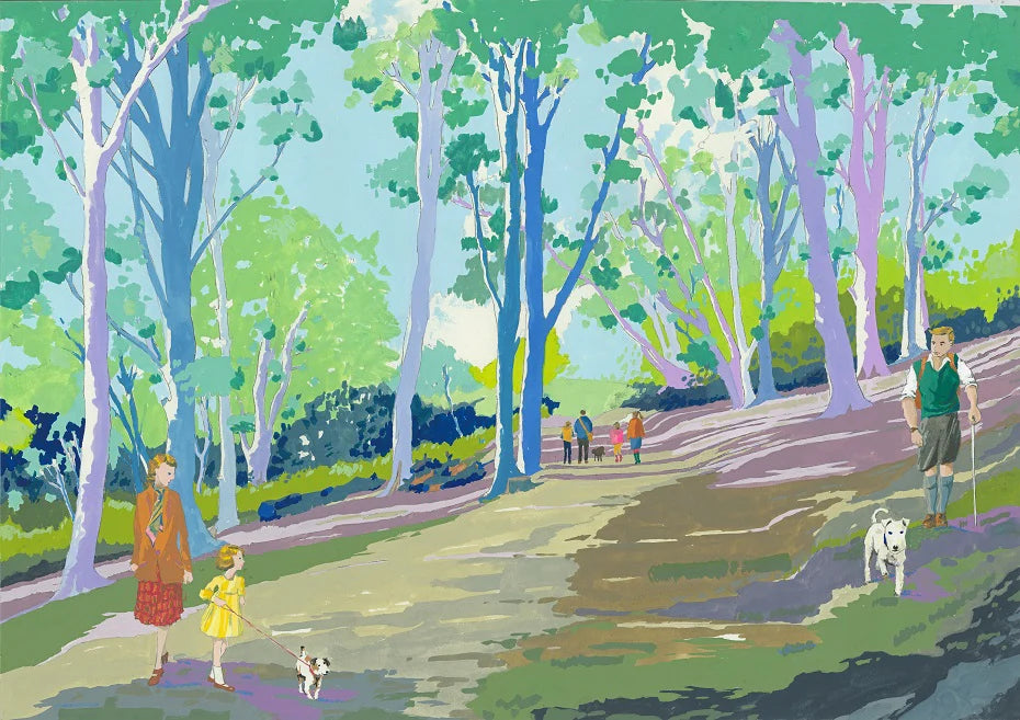 "A Walk in the Woods" by Mary Casserley – Obsidian Art