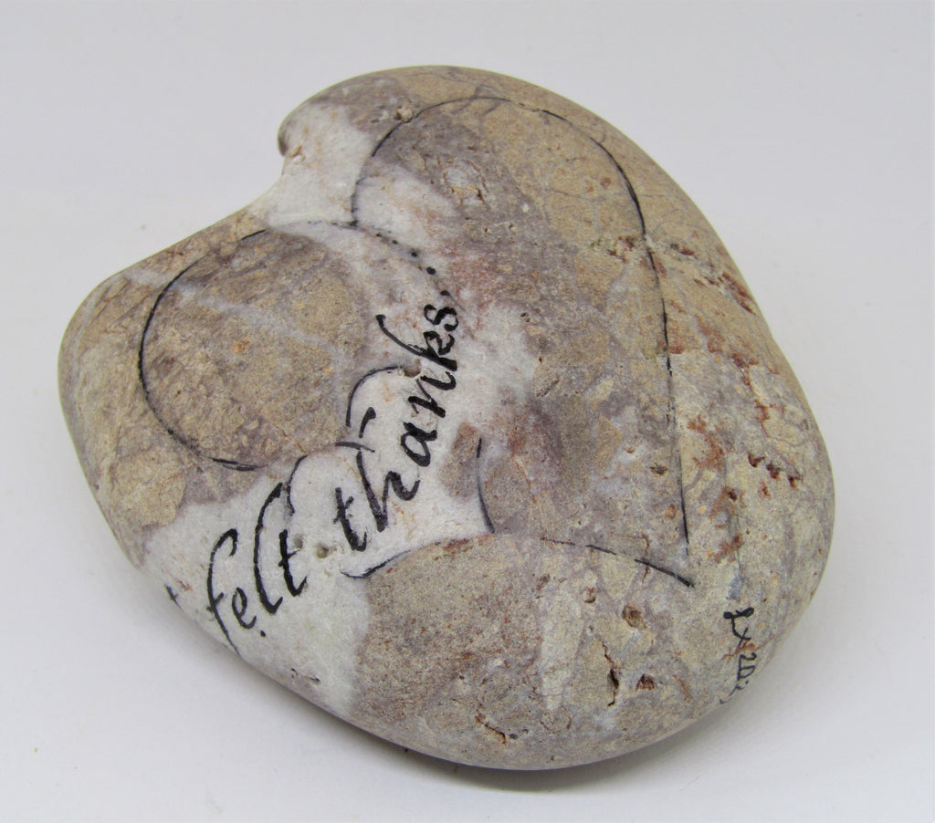 'Deepest Gratitude...' Hand Painted Stone by Alexis Penn Carver ...