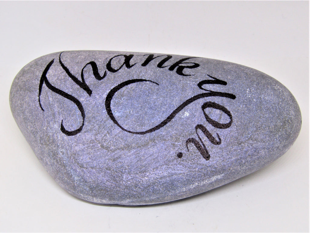 'Please Turn Me Over...' Hand Painted Stone by Alexis Penn Carver ...