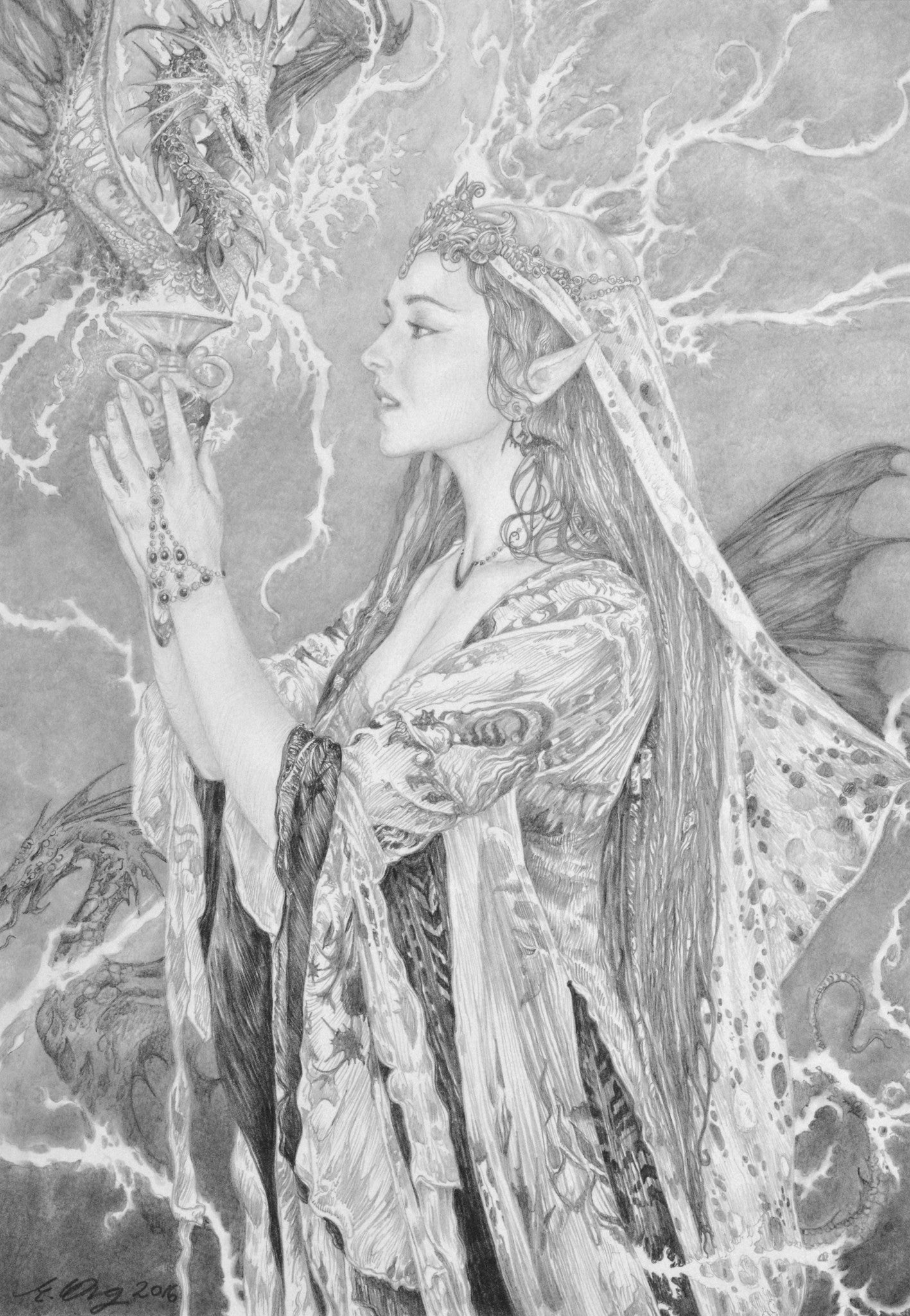 The Dragon Spell by Ed Org – Obsidian Art