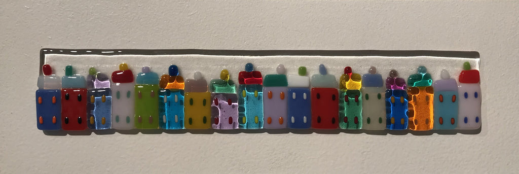 Colourful Cottages by Debbie Lord – Obsidian Art