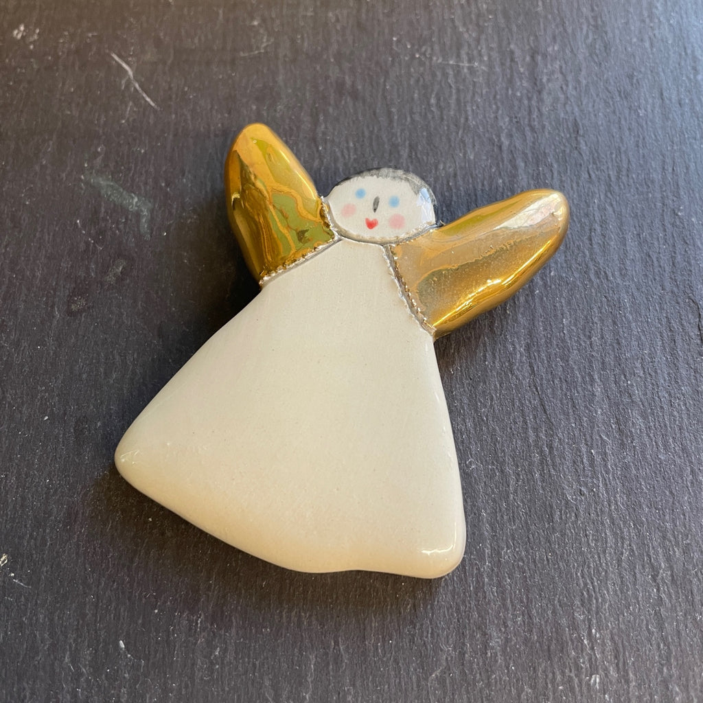 Ceramic Angel Decoration by Sophie Smith – Obsidian Art