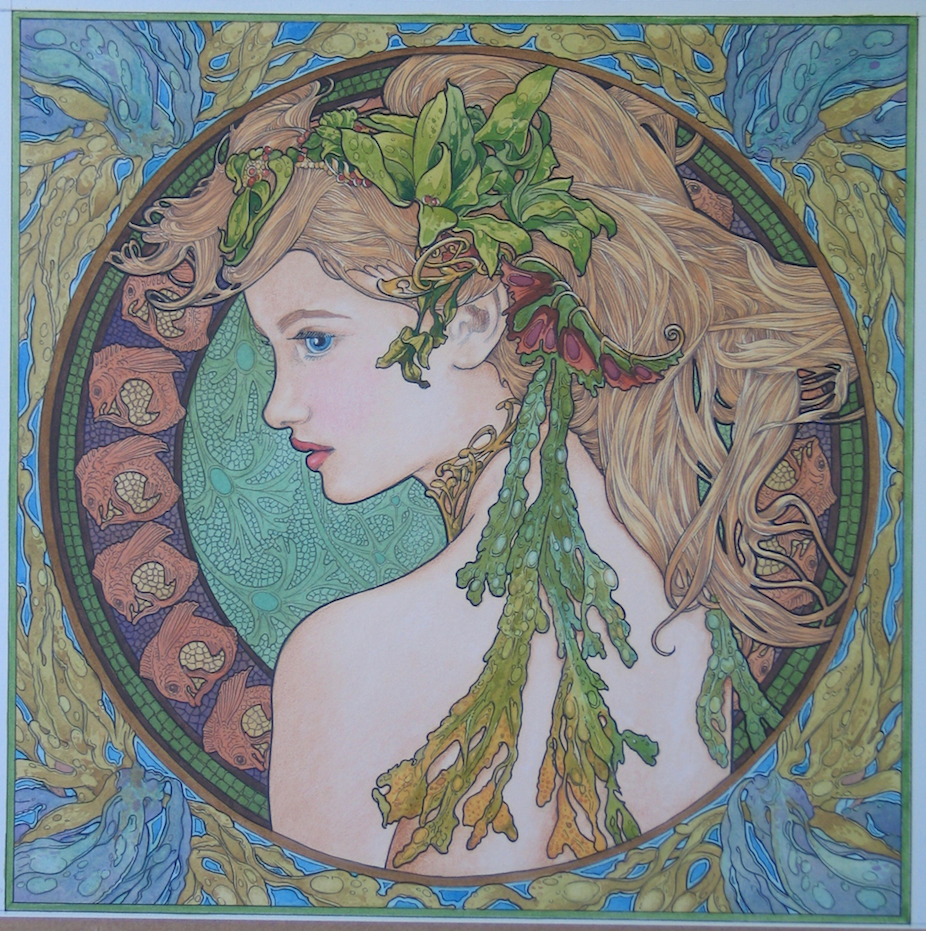 Sea Maiden - Print by Ed Org – Obsidian Art
