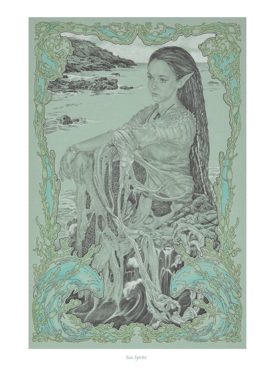 Sea Sprite - Limited Edition Print by Ed Org – Obsidian Art