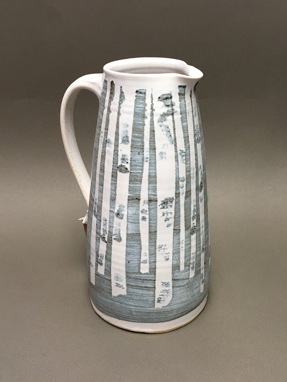 Silver Birch Tall Jug by Neil Tregear – Obsidian Art