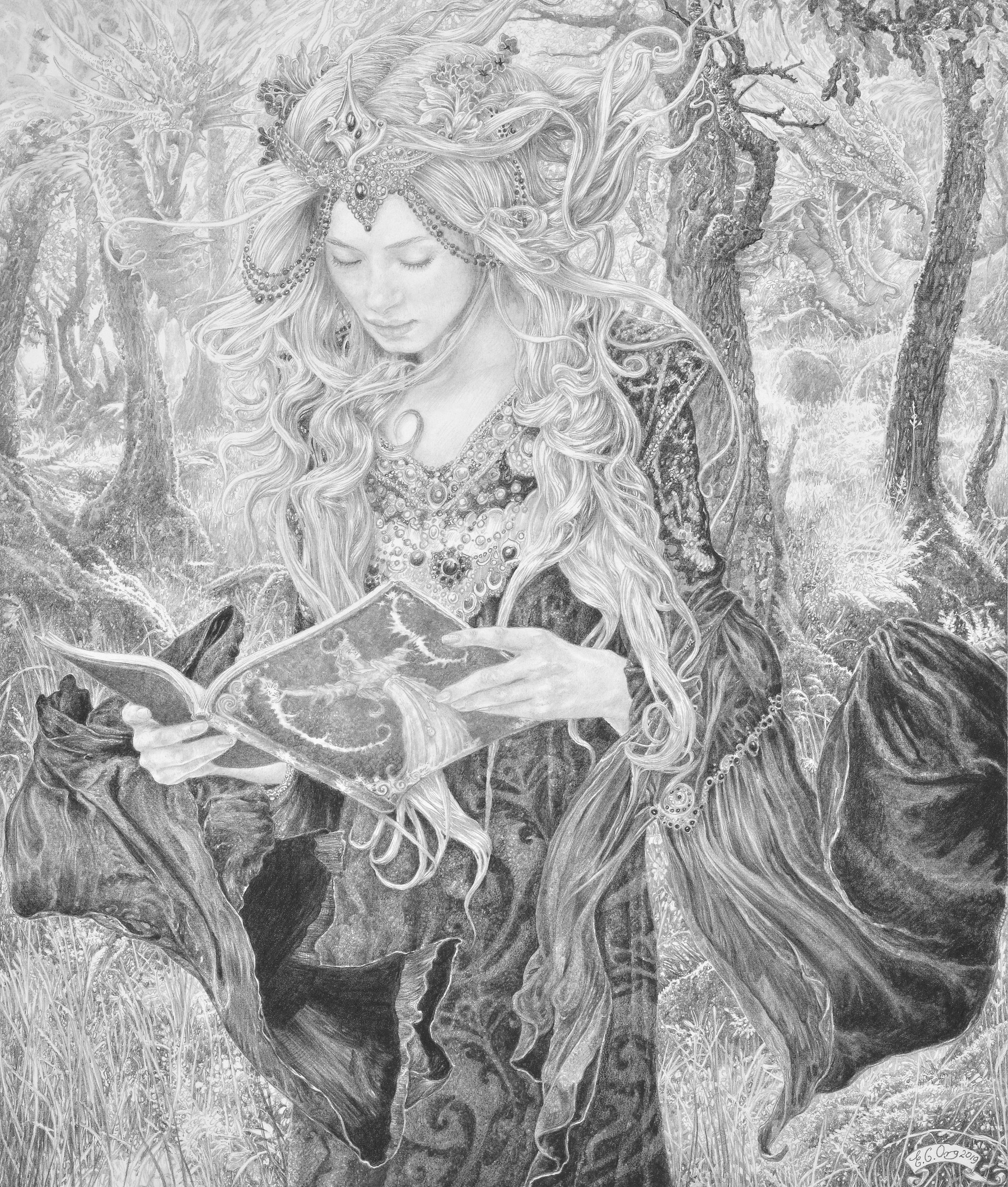 Ed Org Morgana le Fay – Obsidian Art