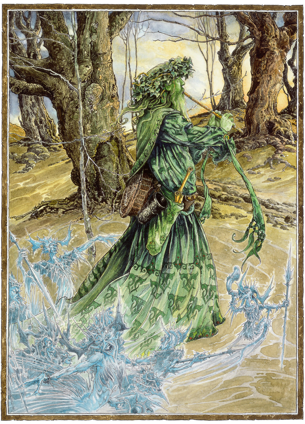 Winter, The Green Man's Lament - Limited Edition Print by Ed Org ...