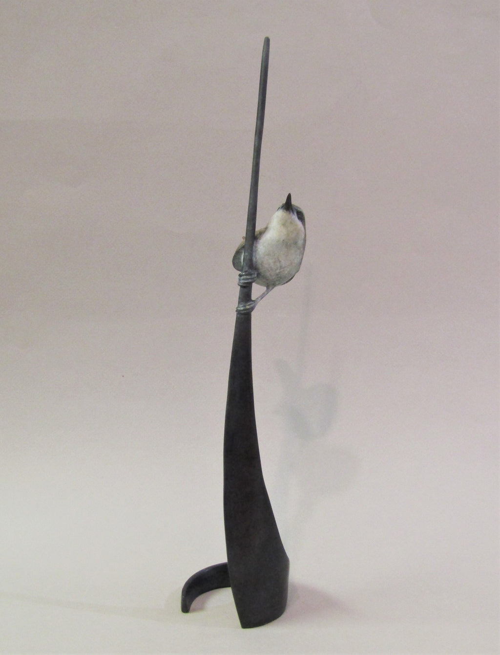 Wren on a Reed by David Meredith – Obsidian Art